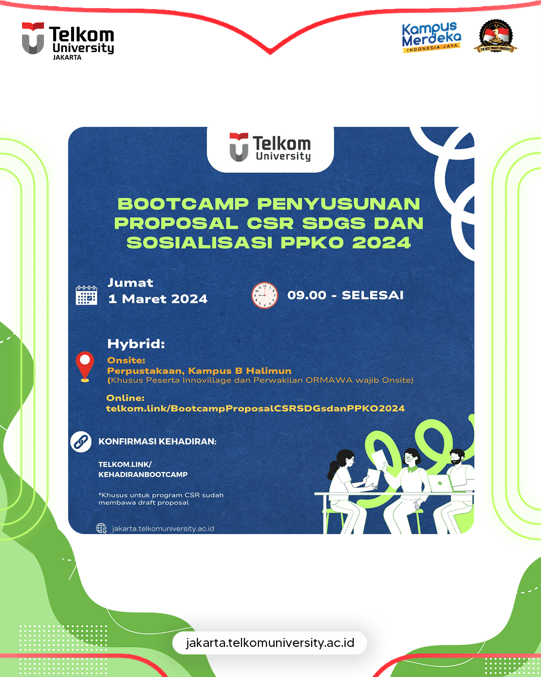 [Bootcamp Penyusunan Proposal CSR SDGs dan Sosialisasi PPKO 2024]Halo TelUtize